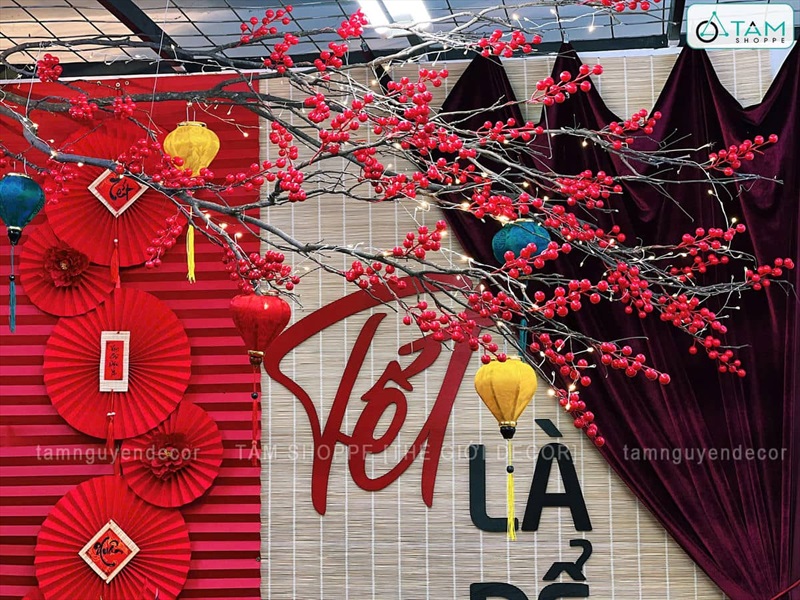 Backdrop "Tết là để về nhà" [2025 - Bởi Tâm Nguyễn Decor] CC-TET-2501