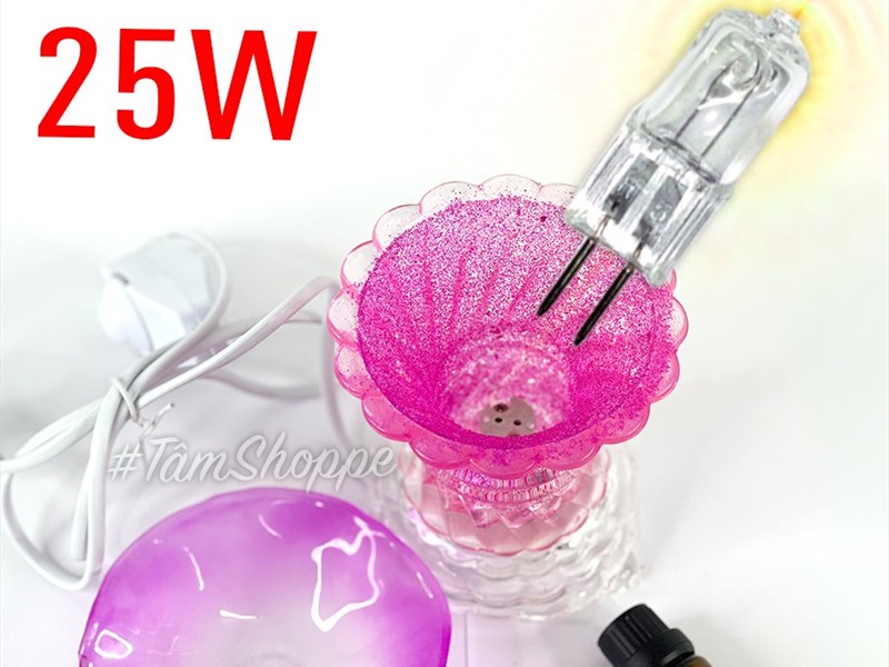 Bóng đèn xông tinh dầu điện (Bóng đèn Halogen) BONGDEN-01