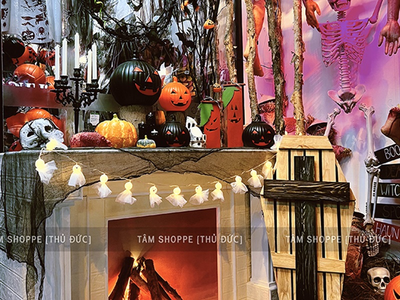 Mô hình quan tài Ma cà rồng Dracula bằng gỗ cỡ lớn D100cm QUANTAI-01