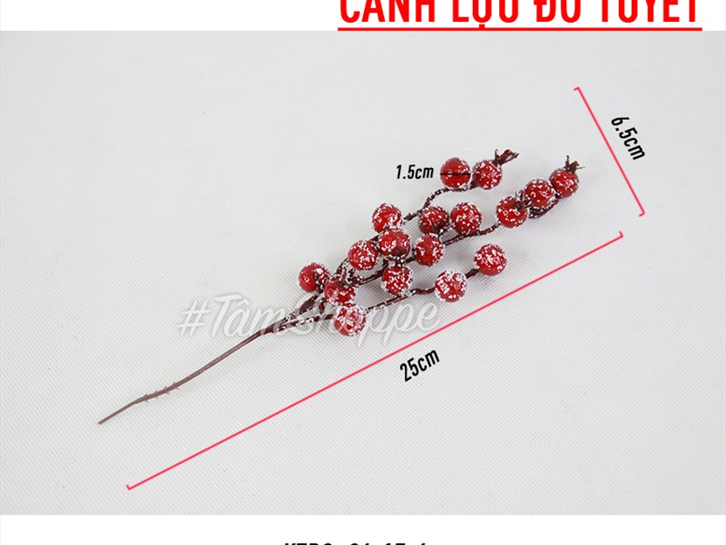 Cành trái trang trí handmade nhiều kiểu CANHTRAI-01