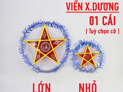 Lồng đèn ông sao truyền thống cỡ nhỏ & trung 25-40cm LDEN-KIENG-01