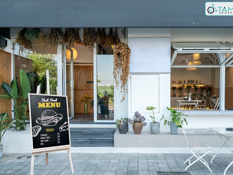 Bảng đen viết phấn Menu nhiều cỡ và giá đỡ tiện lợi [Lẻ từng món/Combo ...